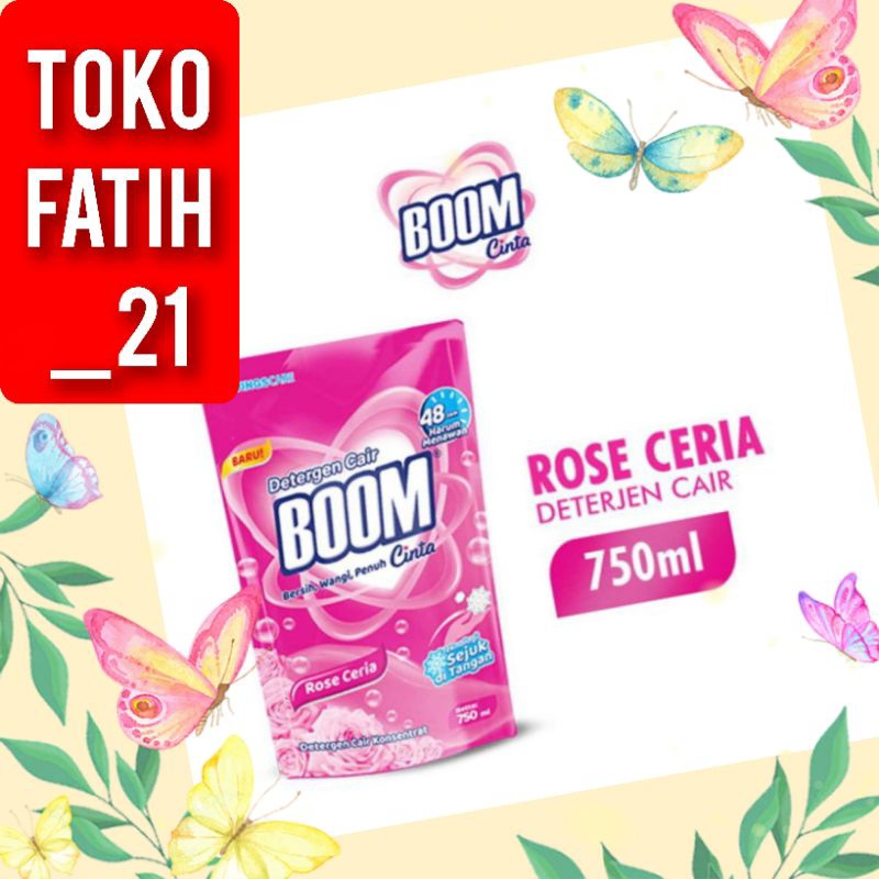 Jual BOOM CINTA Liquid deterjen bubuk konsentrat | Shopee Indonesia