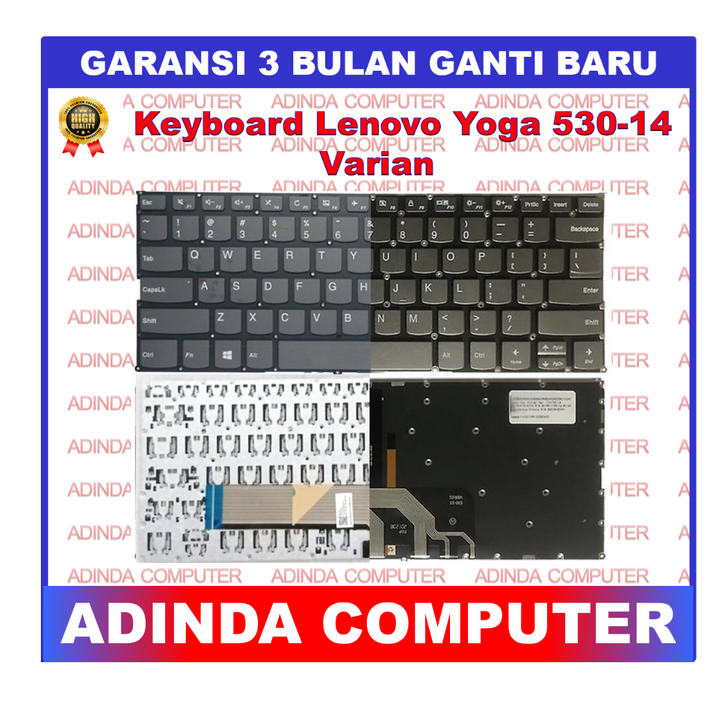 Jual Keyboard Lenovo Ideapad 530-14 C340-14 C340-14api C340-14iml C340 ...