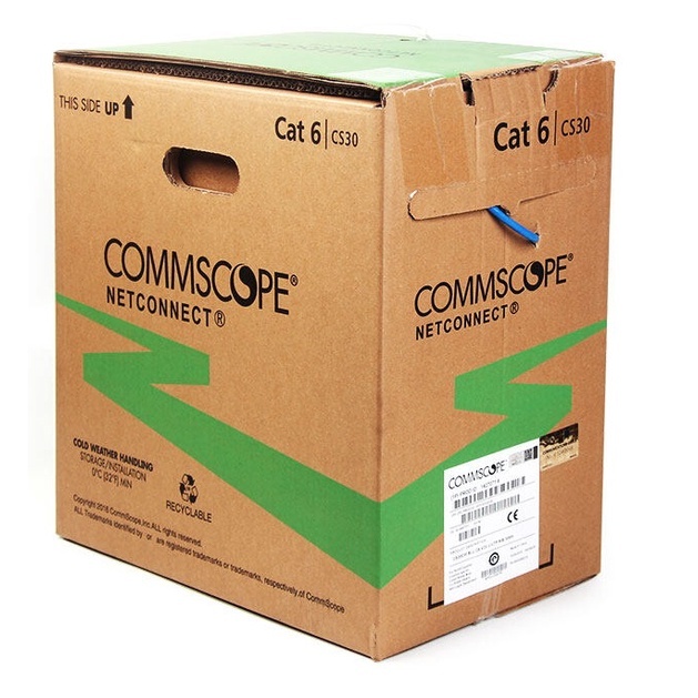 Jual Kabel LAN UTP Cat 6 Biru Original Commscope Netconnect CS30 eceran ...
