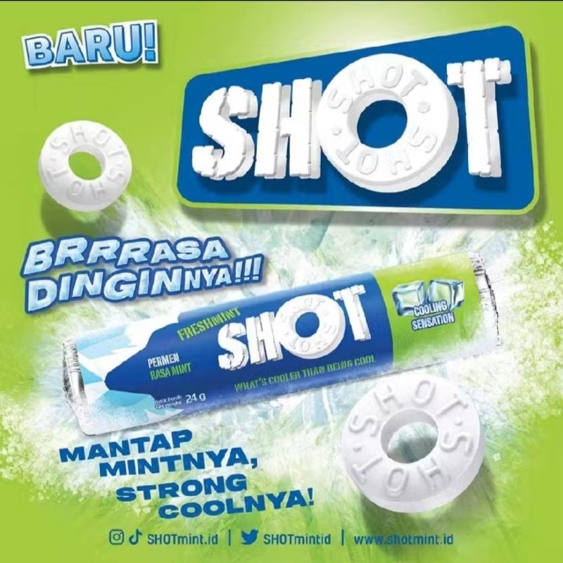 Jual PERMEN FRESHMINT SHOT 24gr ISI 16 BUTIR | Shopee Indonesia