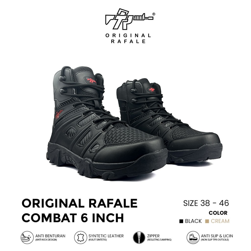 Jual Sepatu Original Rafale Combat 6 Inch / Sepatu Tactical Combat ... Jual Sepatu Original Rafale Combat 6 Inch / Sepatu Tactical Combat ...