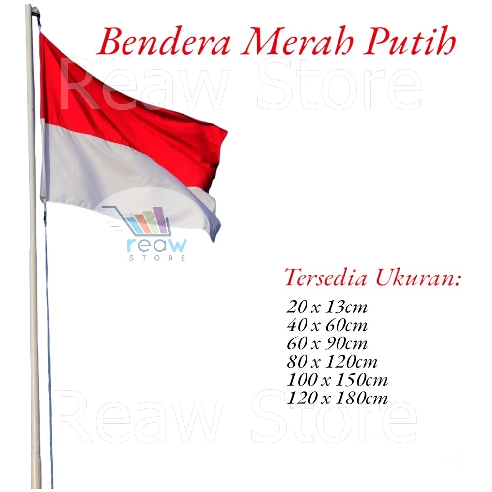 Jual Bendera Kain Merah Putih Negara Indonesia Hiasan Dekorasi ...