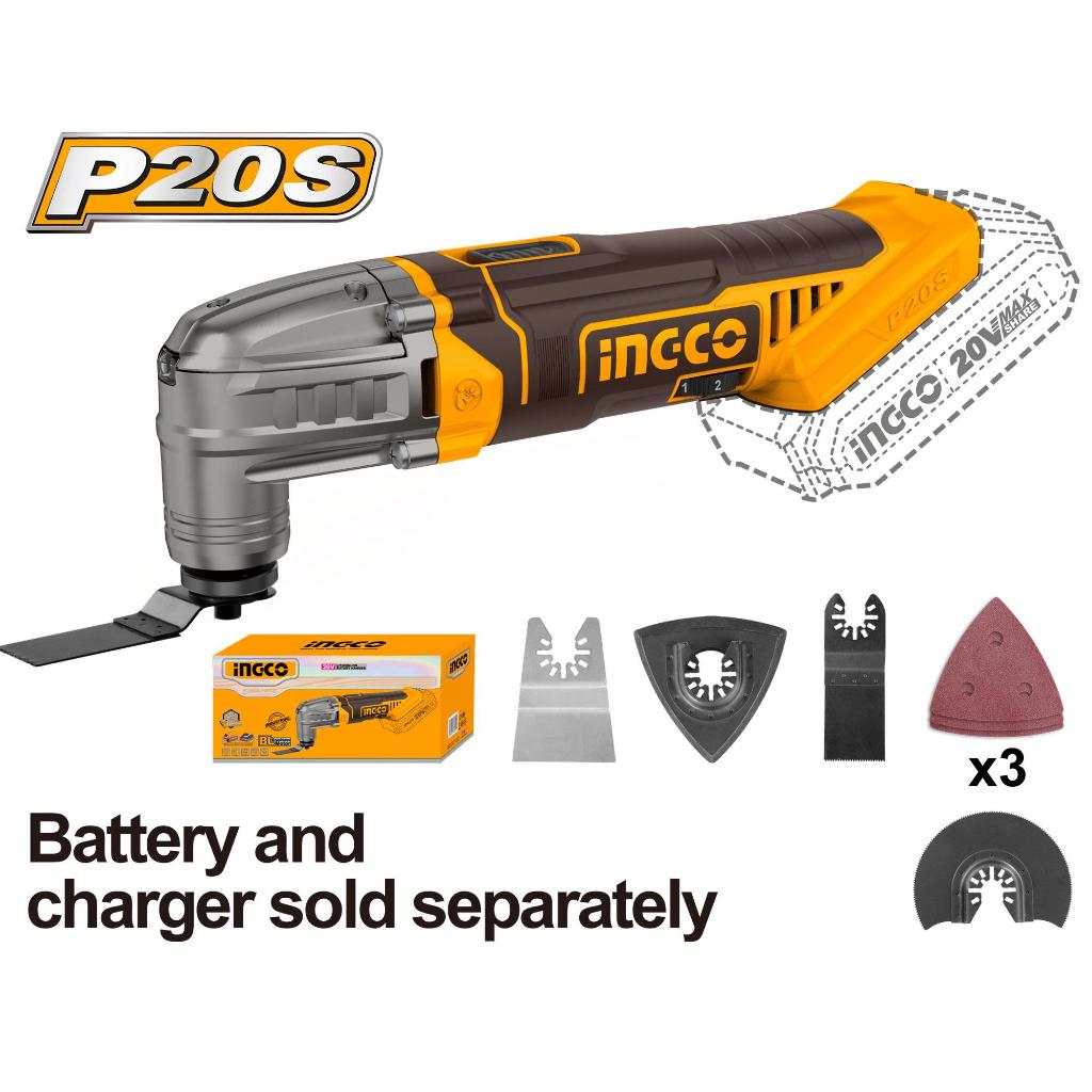 Jual P20S Cordless Oscillating Multi Tool INGCO CMLI2022 - Mesin ...
