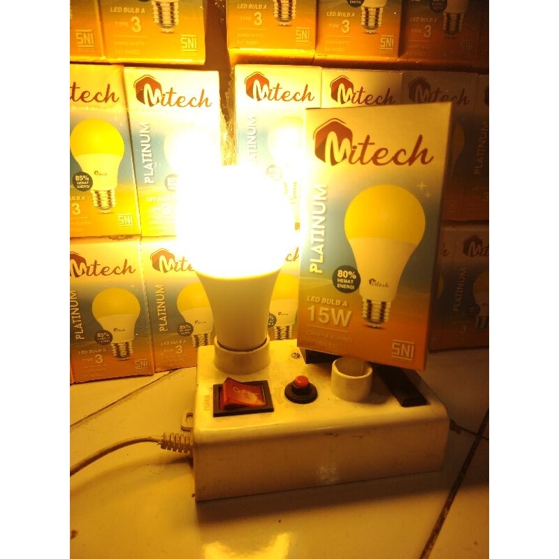 Jual MITECH BOHLAM LAMPU LED 3 5 7 9 12 15 18 21 WATT CAHAYA KUNING ...