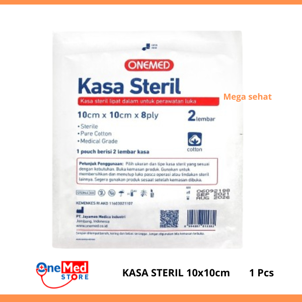Jual Kasa Steril 10x10cm Kassa Sterile Onemed 10 Pcs | Shopee Indonesia