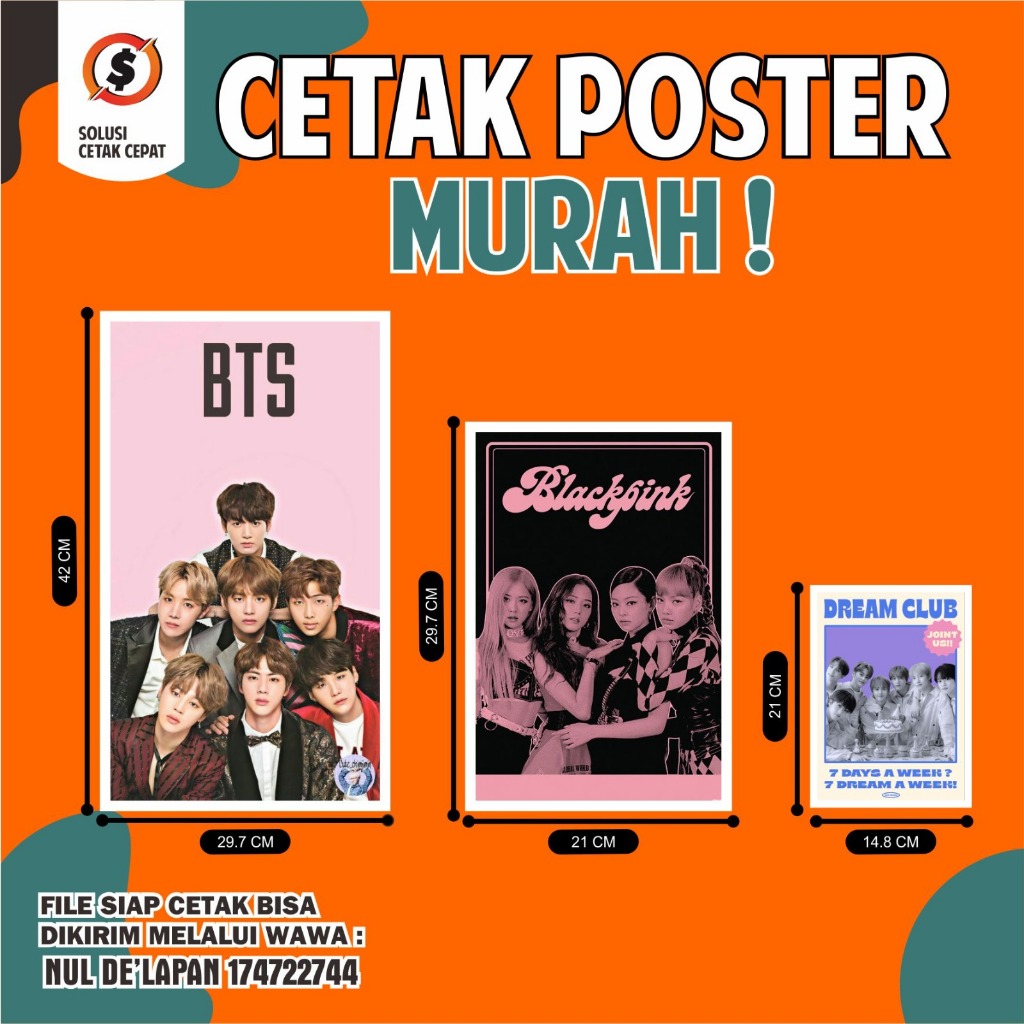 Jual CETAK POSTER A3+ CUSTOM | artpaper | Shopee Indonesia