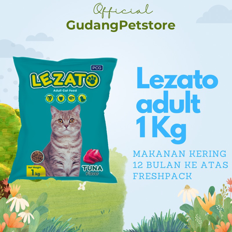 Jual LEZATO Makanan Kucing Freshpack usia 1 tahun ke atas | Shopee ...