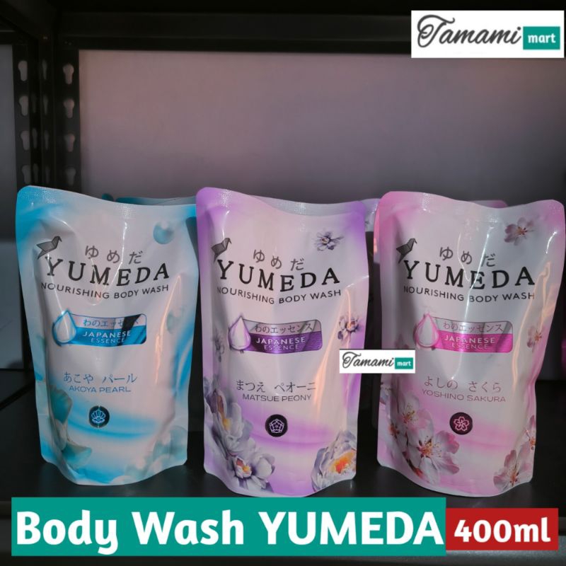 Jual sabun cair YUMEDA kemasan Refill 400ml promo murah | Shopee Indonesia