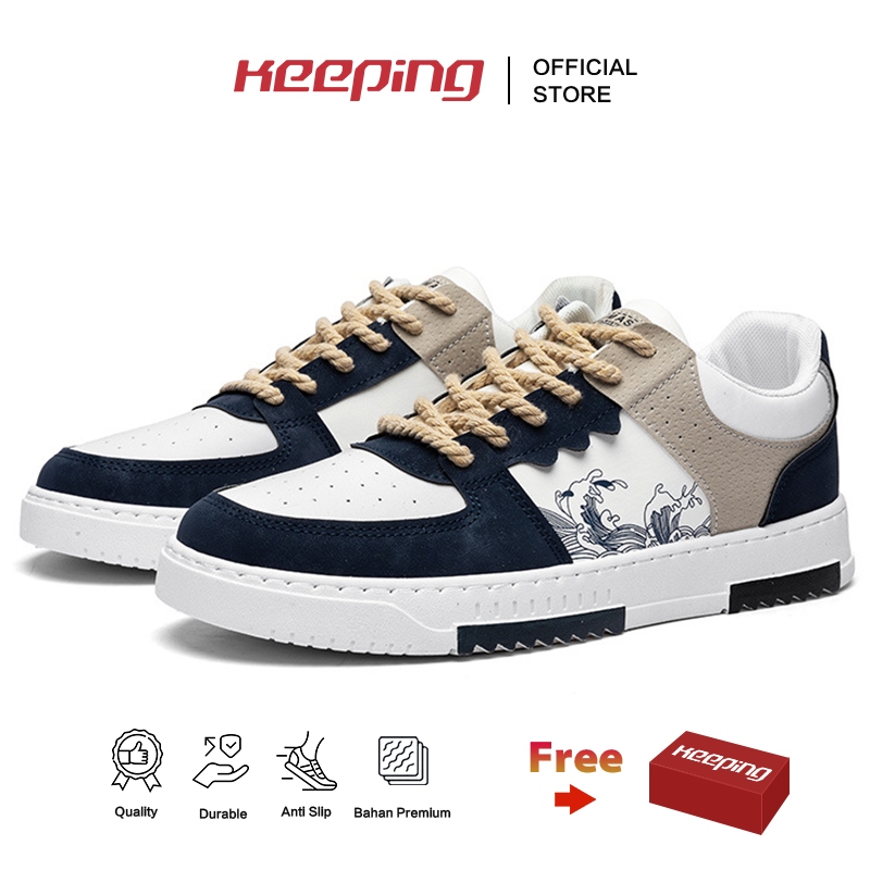 Jual Keeping Sepatu Sneakers Pria Sepatu Cowok Keren Sepatu Jalan Pria ...