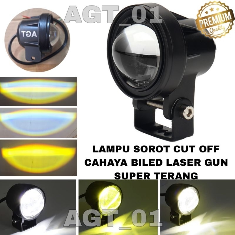 Jual AGT- LAMPU TEMBAK LASER GUN CUT OFF CAHAYA BILED SUPER TERANG/ LAMPU SOROT LASER GUN CUT ...