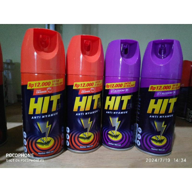 Jual Hit Spray 150ml / Obat Nyamuk / Hit / Hit 150ml | Shopee Indonesia