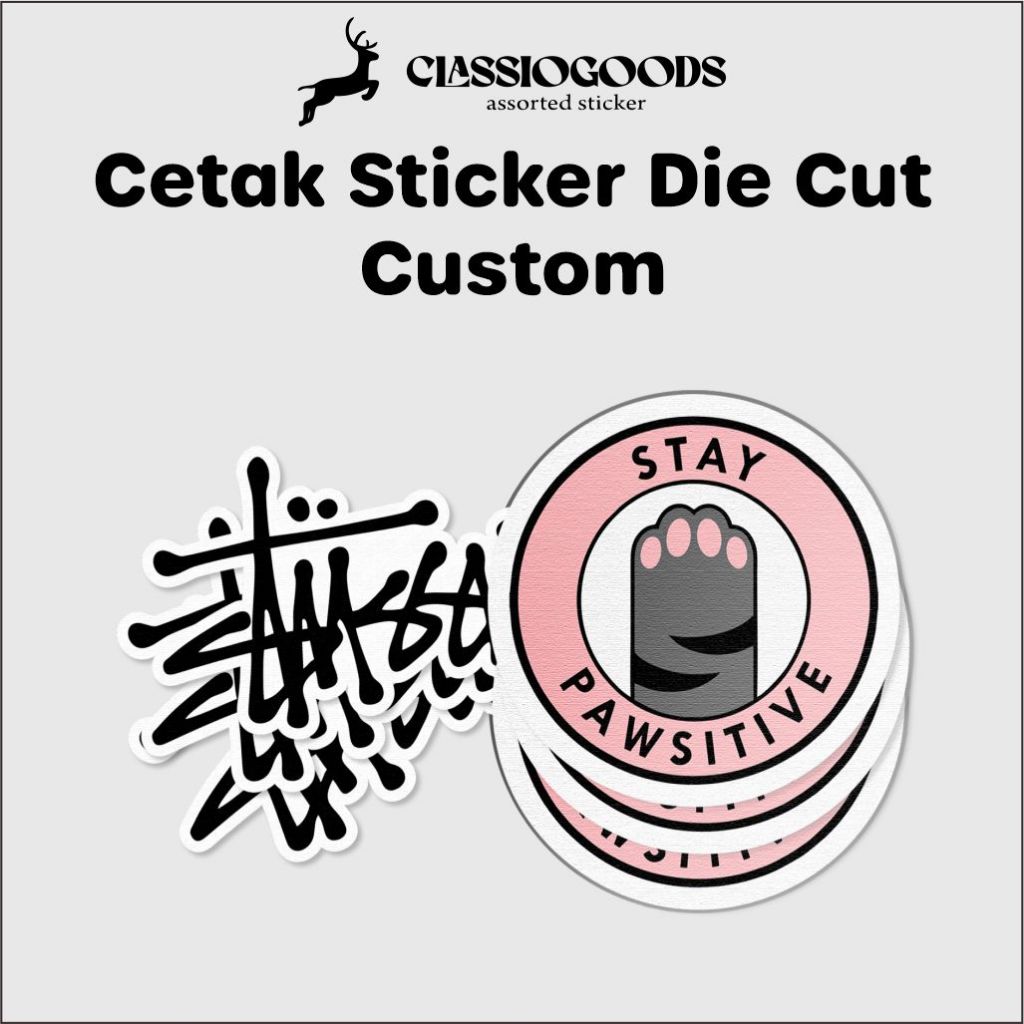 Jual Cetak Sticker Custom A3 & Bahan Meteran Cutting Putus tembus ...