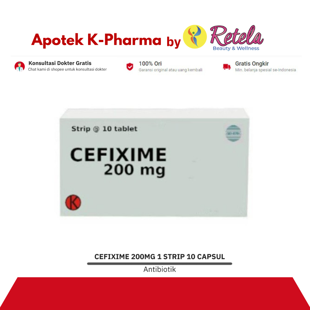 Jual CEFIXIME 200 MG 1 STRIP 10 CAPSUL | Shopee Indonesia Jual CEFIXIME 200 MG 1 STRIP 10 CAPSUL | Shopee Indonesia