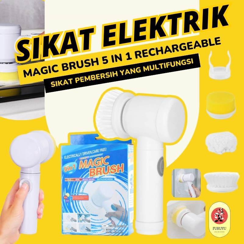 Jual Sikat Elektrik Electric Listrik Pembersih Penghilang Kotoran Noda Kerak Membandel Toilet ...