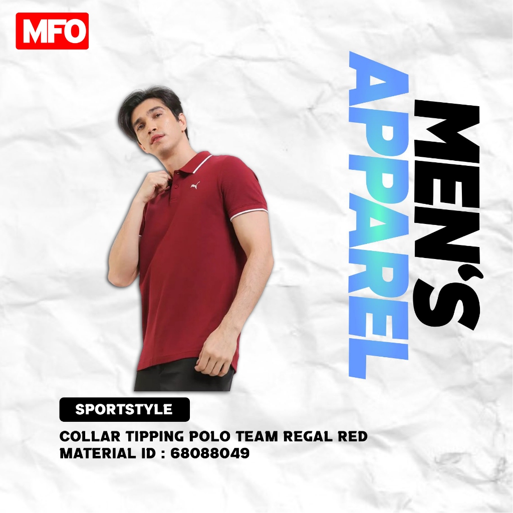 Jual Collar Tipping Polo Team Regal Red BAJU KERAH PRIA 68088049 ...