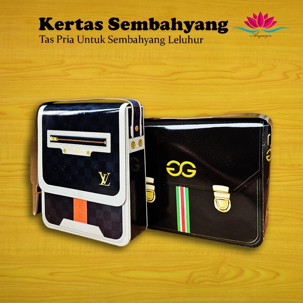 Jual Kertas Sembahyang Tas Kertas Pria Sembahyang Leluhur Cheng Beng ...