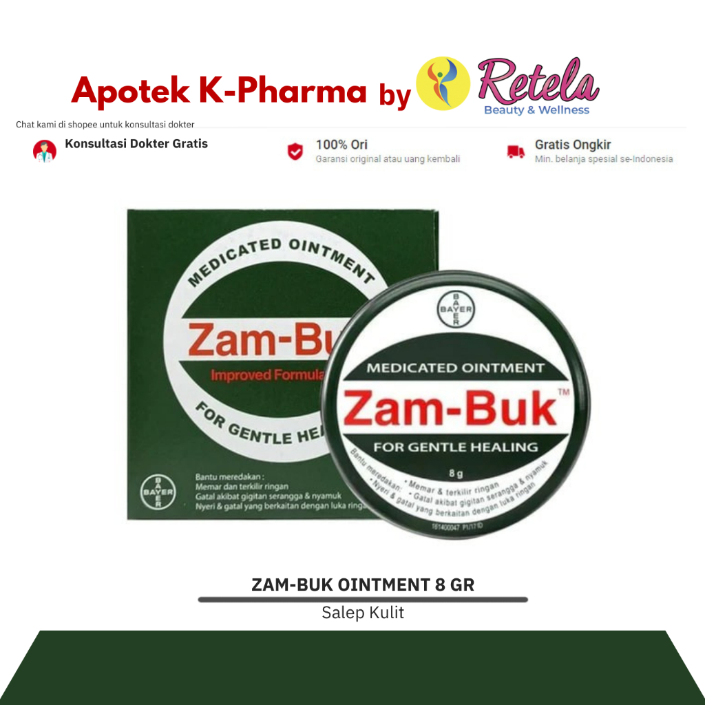 Jual ZAM-BUK MEDICATED OINTMENT 8 GR / SALEP KULIT | Shopee Indonesia