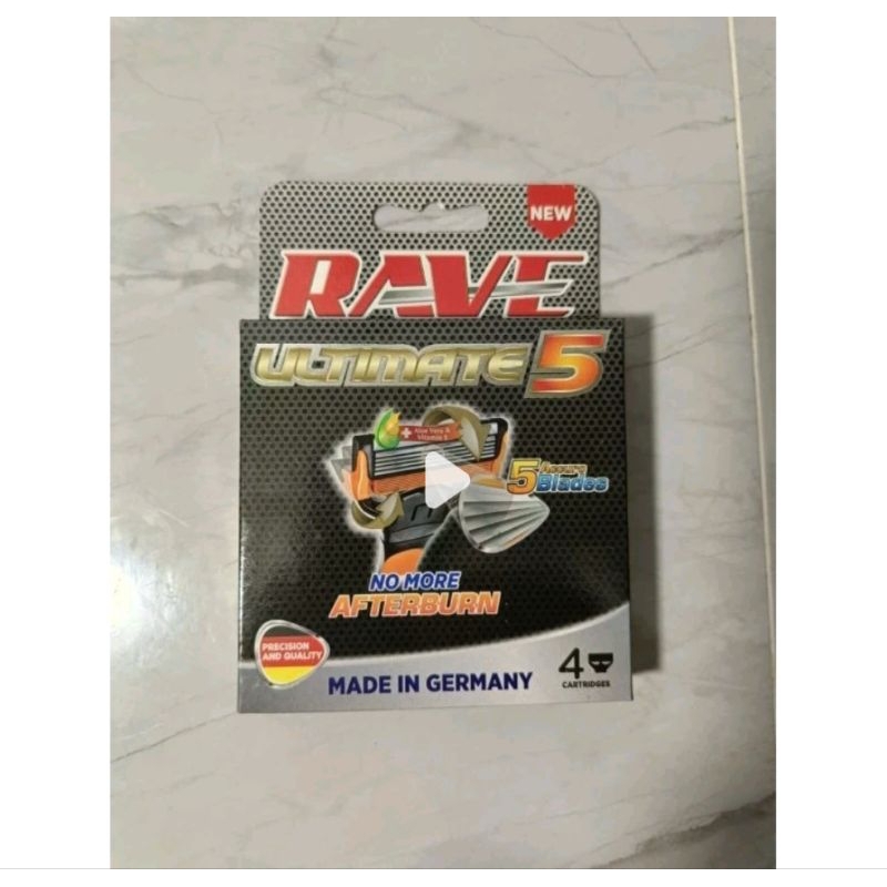 Jual RAVE ULTIMATE 5 Mata Pisau Cukur Isi Pcs | Shopee Indonesia
