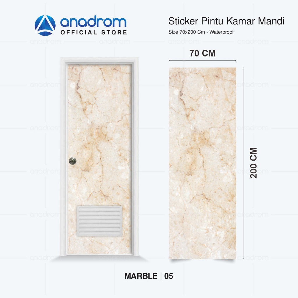 Jual Sticker Pintu Kamar Mandi | Sticker Pintu Kamar mandi Aesthetic ...