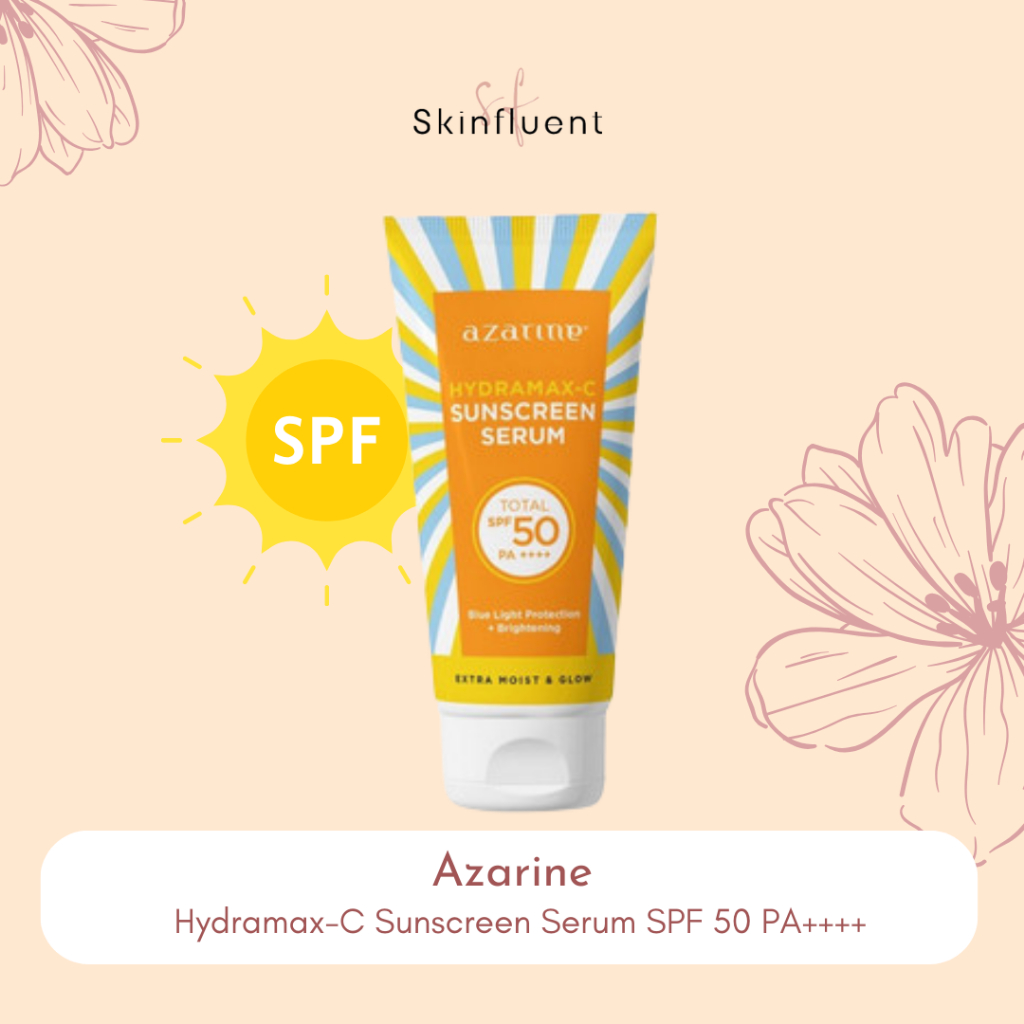 Jual Sunblock Azarine Hydramax-C Sunscreen Serum SPF50 PA++++ Untuk ...