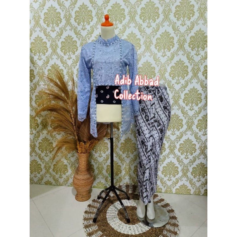 Jual SET KEBAYA KUTU BARU INARA ( Atasan + Rok + Angkin) | Shopee Indonesia