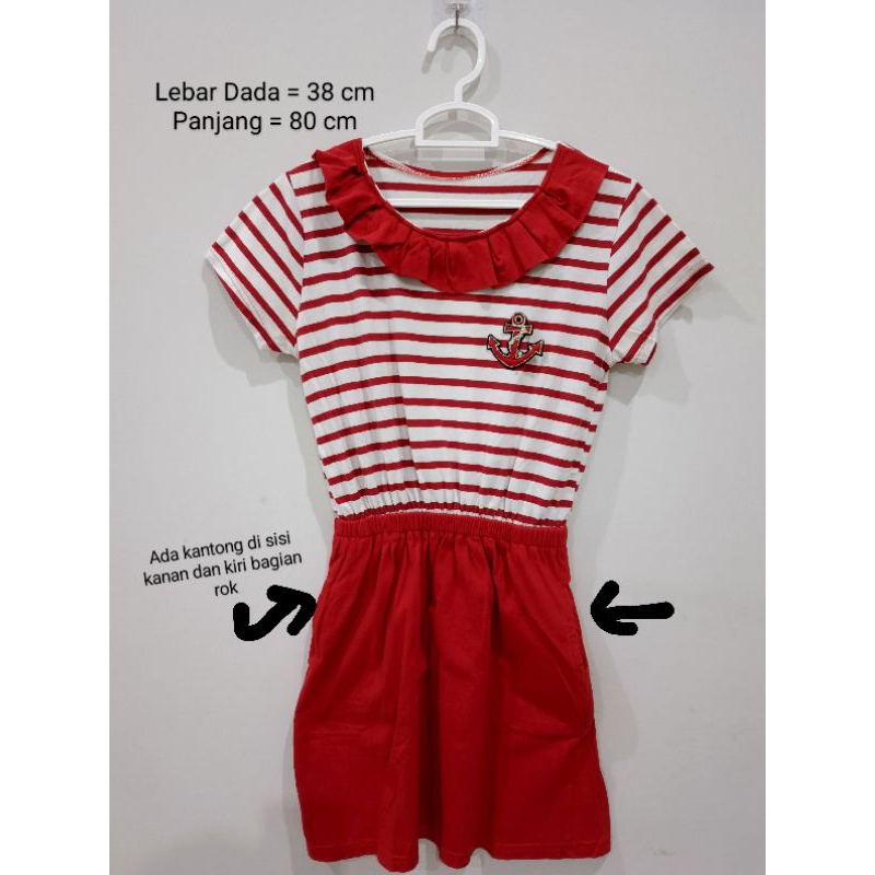 Jual Dress Sailor Merah Putih | Shopee Indonesia