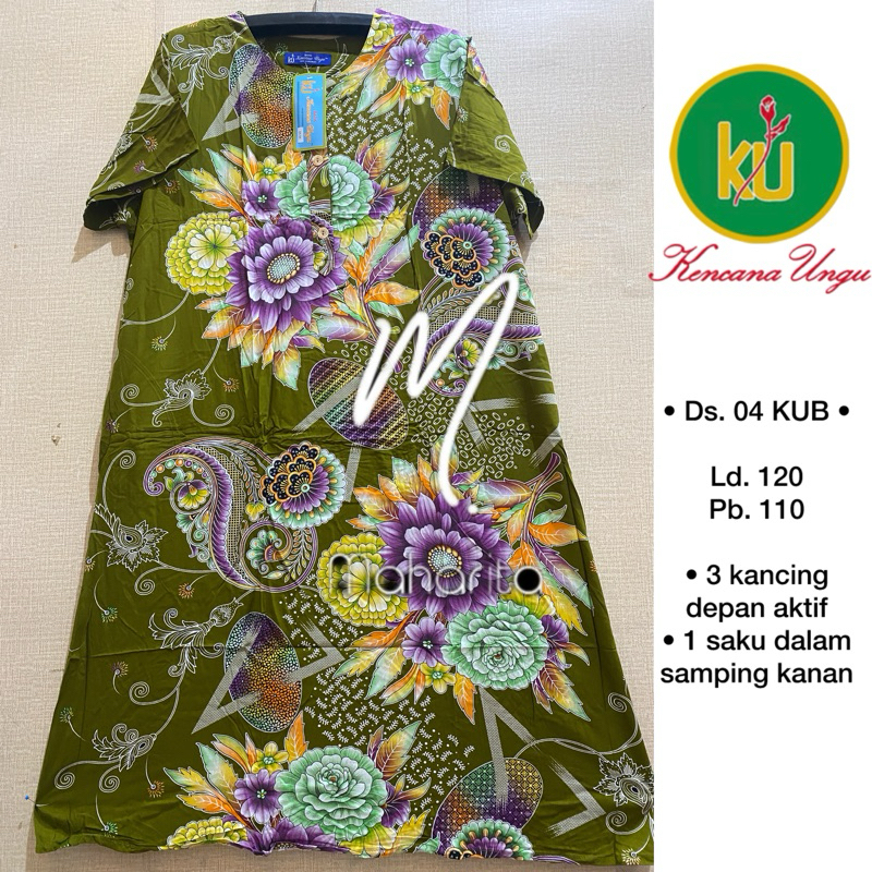 Jual DASTER IBU KENCANA UNGU LABEL BIRU - LD 120 PB 110 - KUB 04 ...