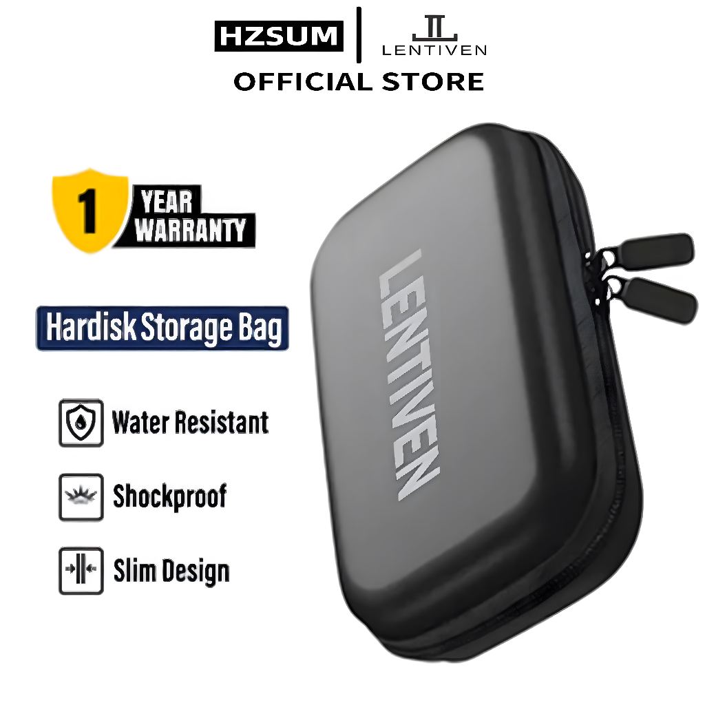 Jual HZSUM LENTIVEN EVA Case Travel Storage Bag Pouch Earphone ...