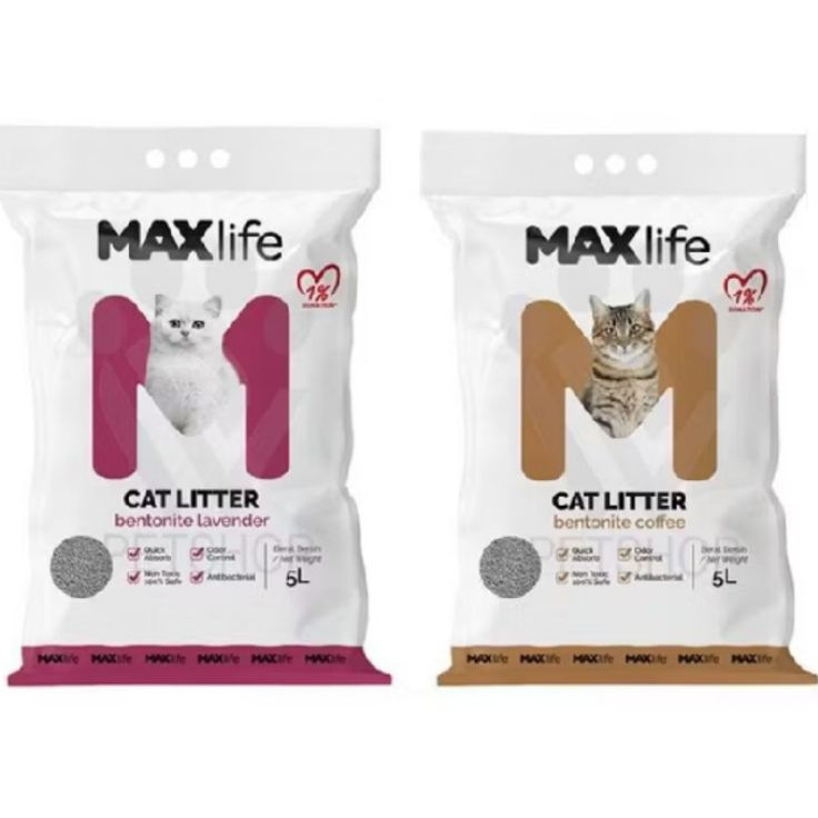 Jual Pasir Kucing - Pasir Maxlife Gumpal Wangi 5 Liter all varian ...
