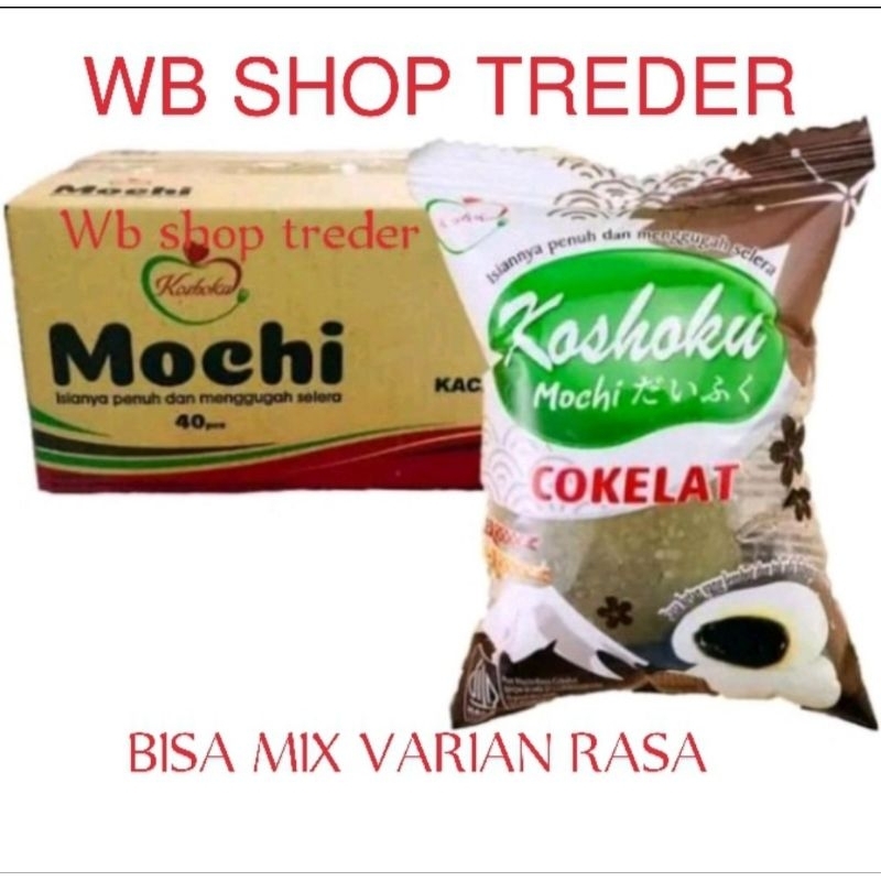 Jual MOCHI KOSHOKU 30 gr all varian 1 dus isi 40 pcs mix 2 varian rasa ...