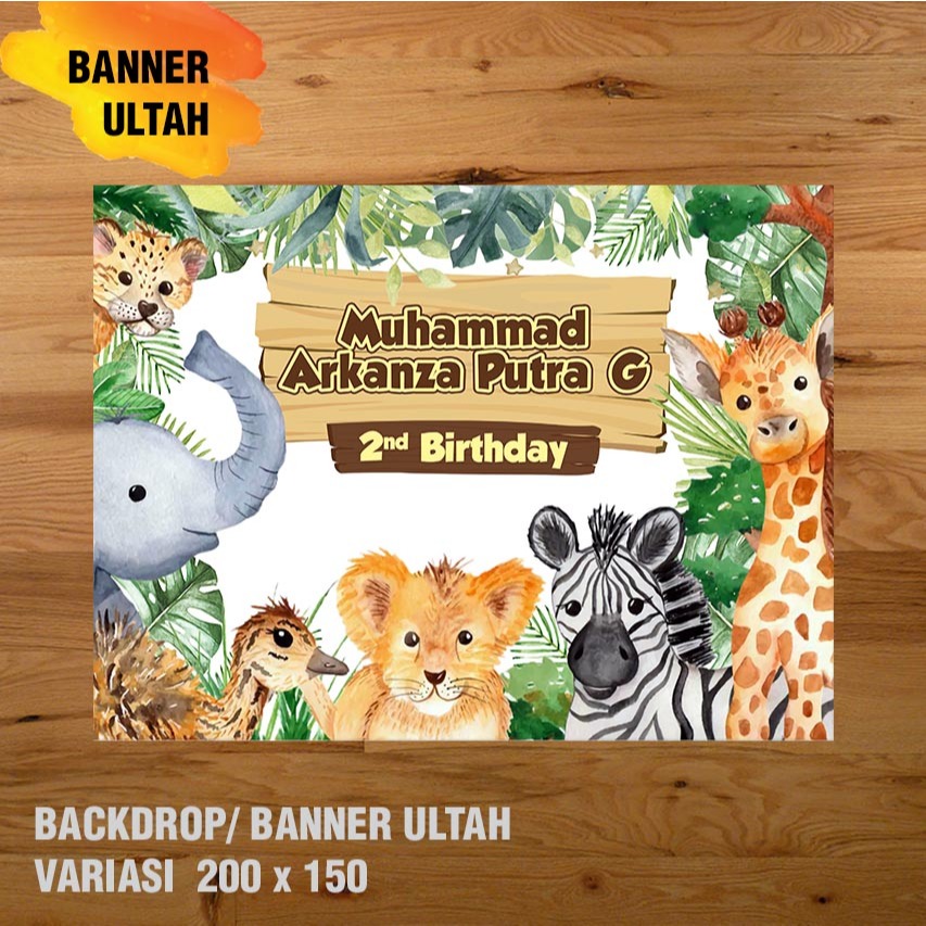 Jual KEBUN BINATANG /ZOO/ANIMAL/ SAFARI/ BANNER/ BACKDROP/ SPANDUK ...