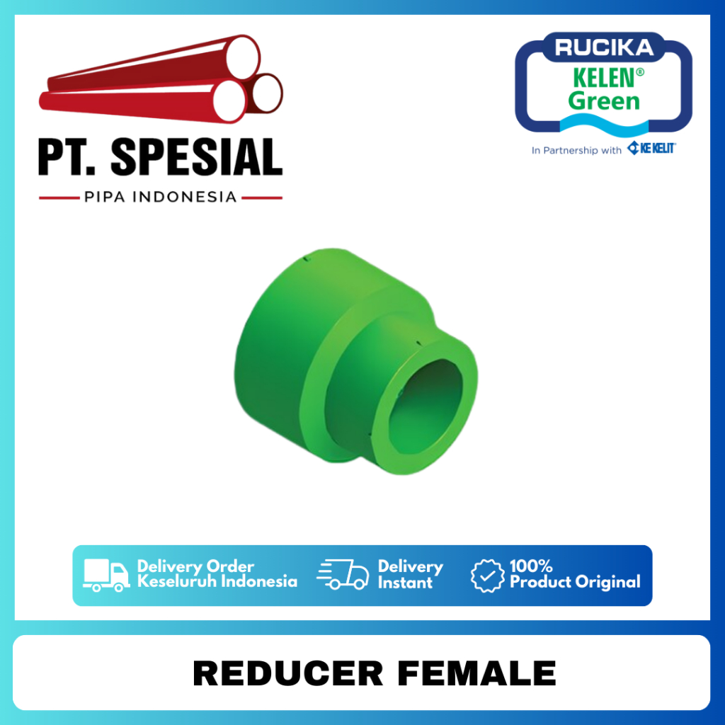 Jual Vlok Sock PPR Rucika 63 × 32 / Reduced Sock PPR Rucika / Reducer ...