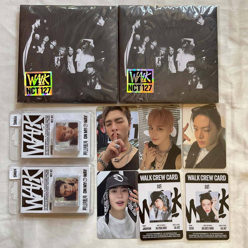 Jual Album Walk NCT 127 smini poster photocard set jaehyun johnny yuta ...