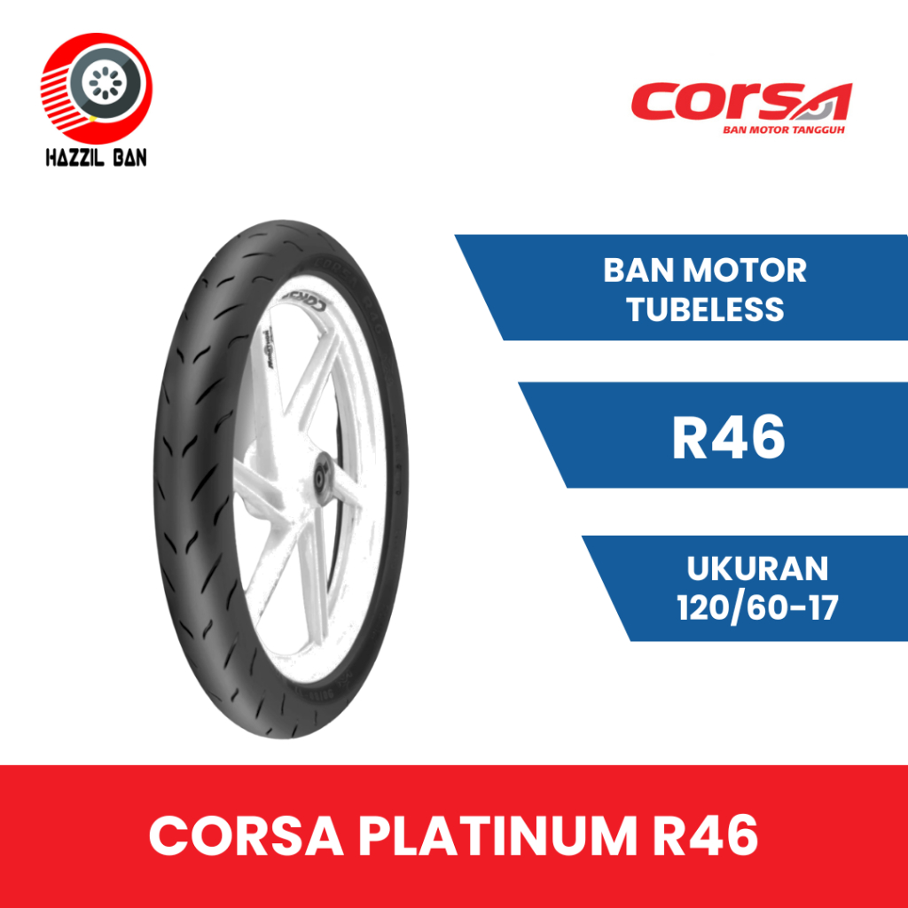 Jual Ban Motor CORSA Platinum R46 Ring 17 Tubeless (TL) | Shopee Indonesia