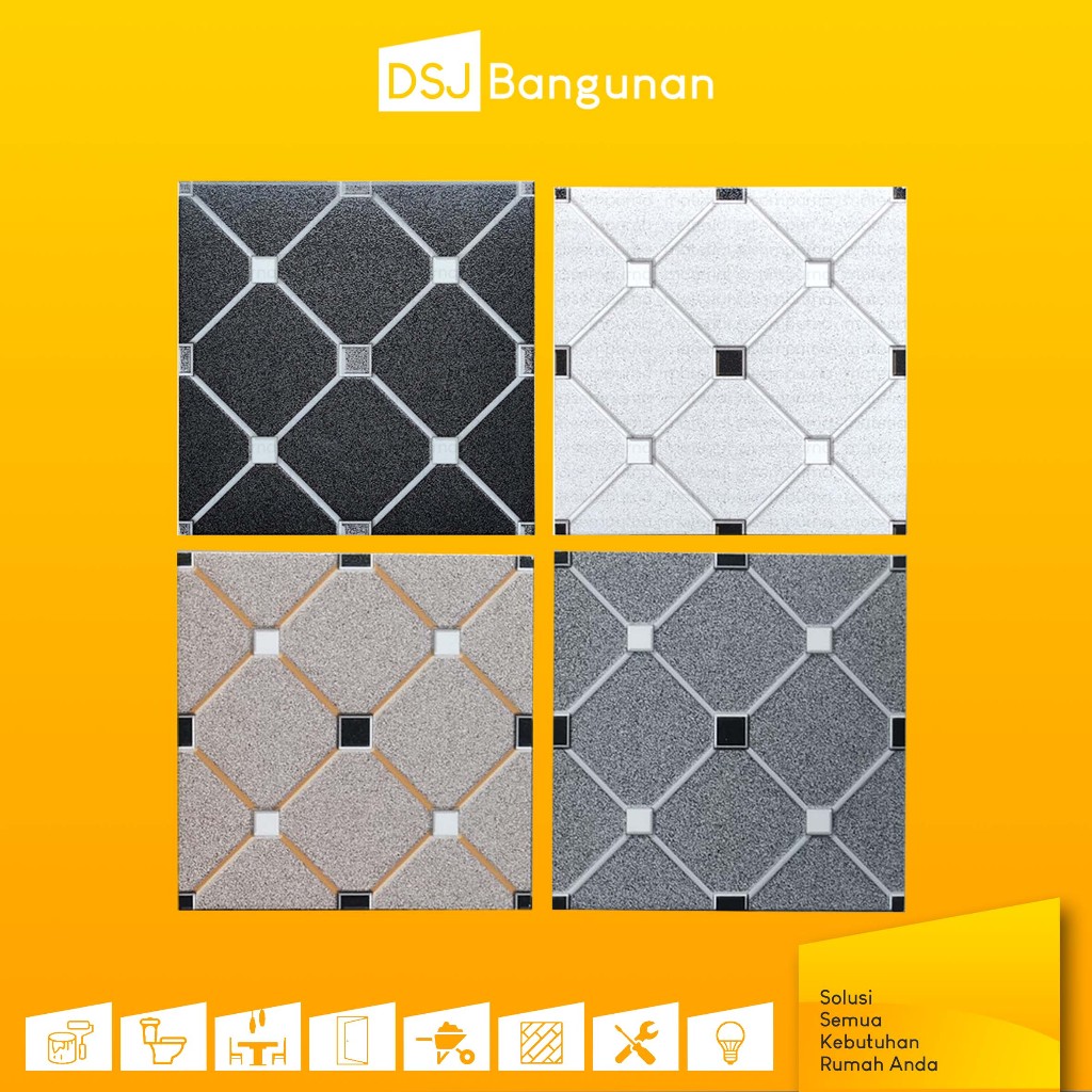 Jual YHC Cannes Tiles 40x40 Tetris Series / Keramik Lantai | Shopee ...