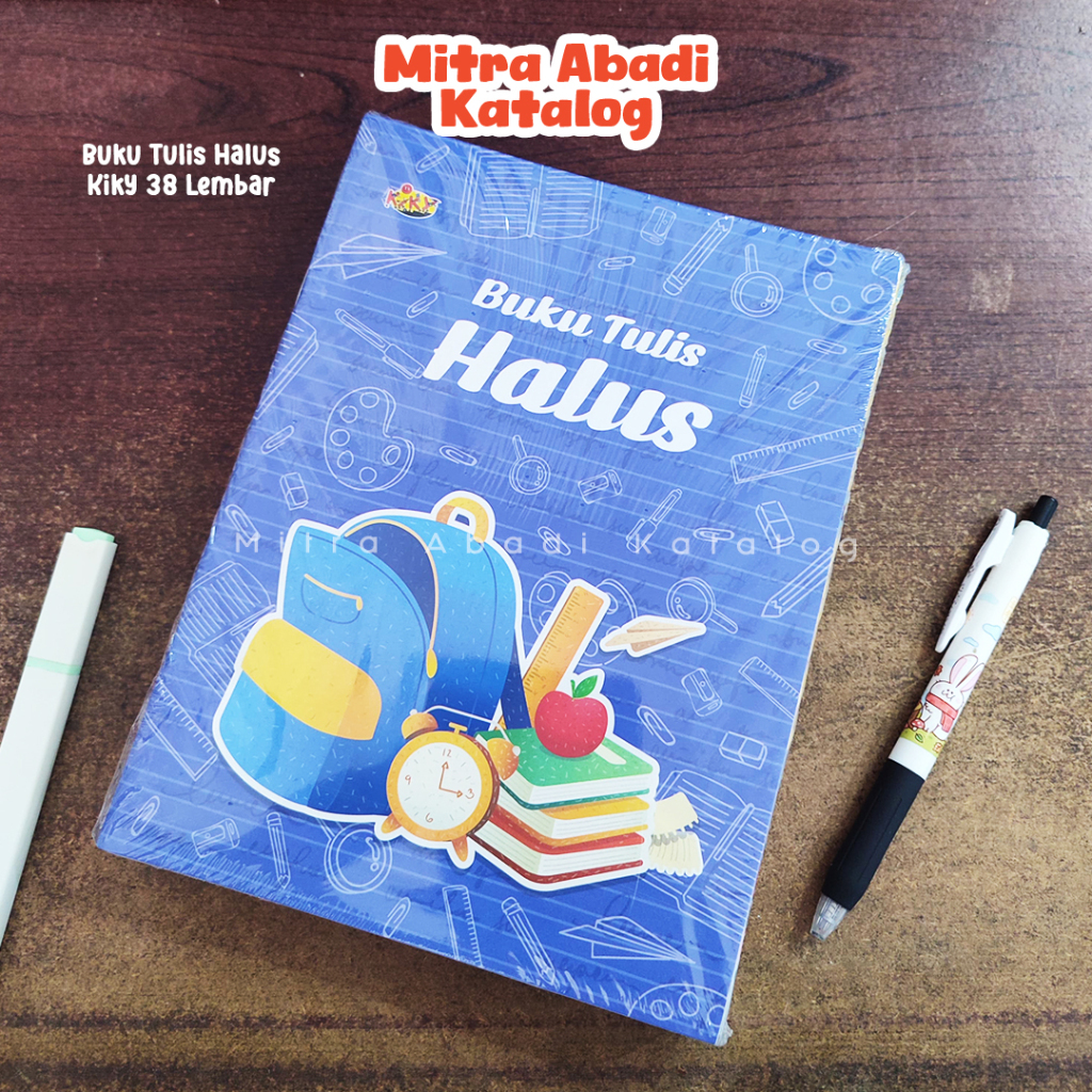 Jual (1 PACK ISI 10 PCS) BUKU TULIS HALUS KIKY / 38 LEMBAR MOTIF RANDOM ...