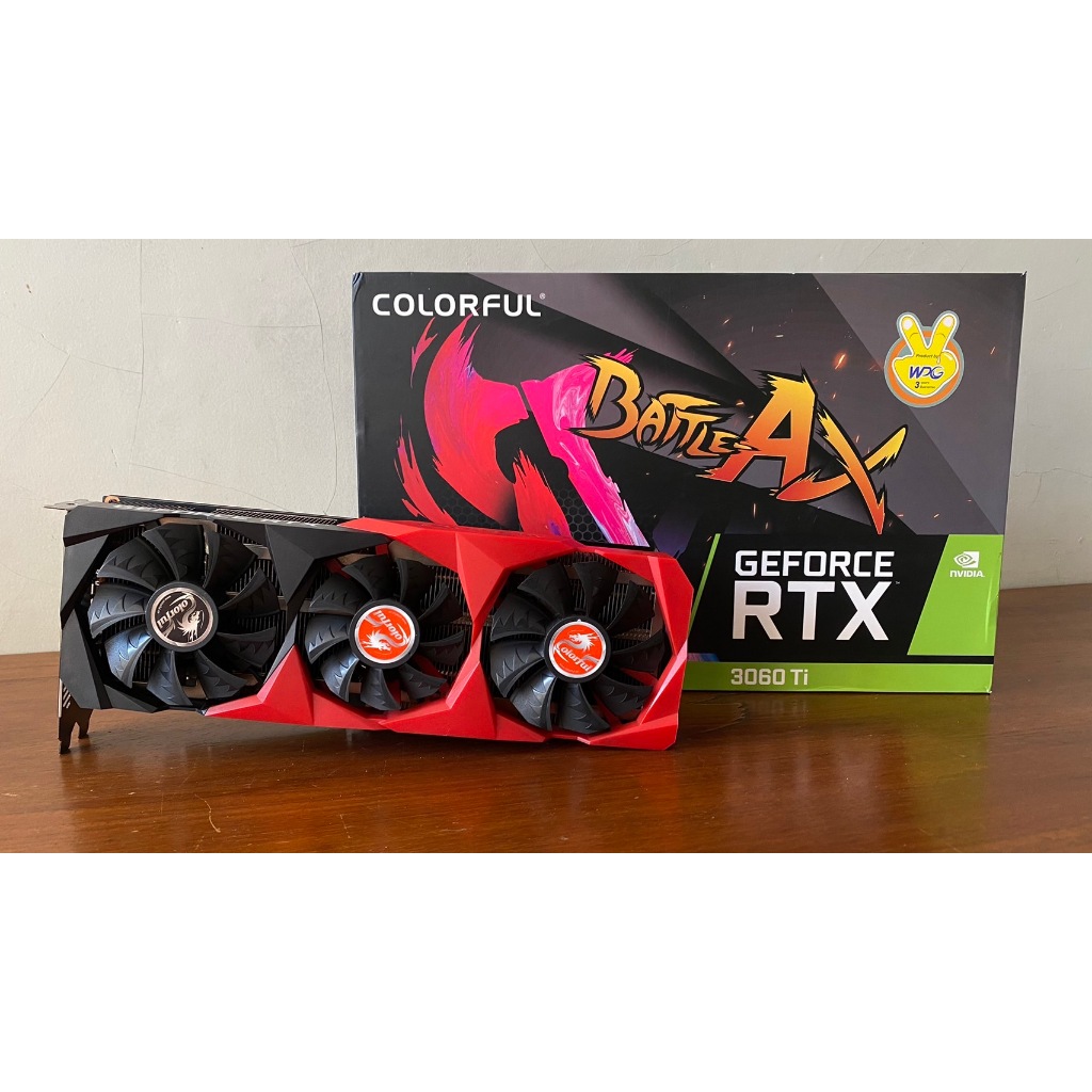 Jual VGA Colorful RTX 3060 Ti BattleAX 8GB GDDR6 Fullset Garansi Resmi ...