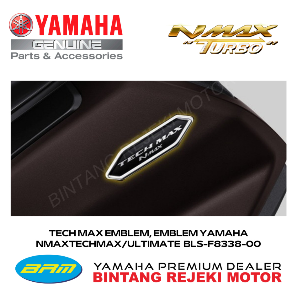 Jual YAMAHA TECH MAX EMBLEM, EMBLEM YAMAHA NMAX TURBO TECHMAX/ULTIMATE BLS-F8338-00 | Shopee ...