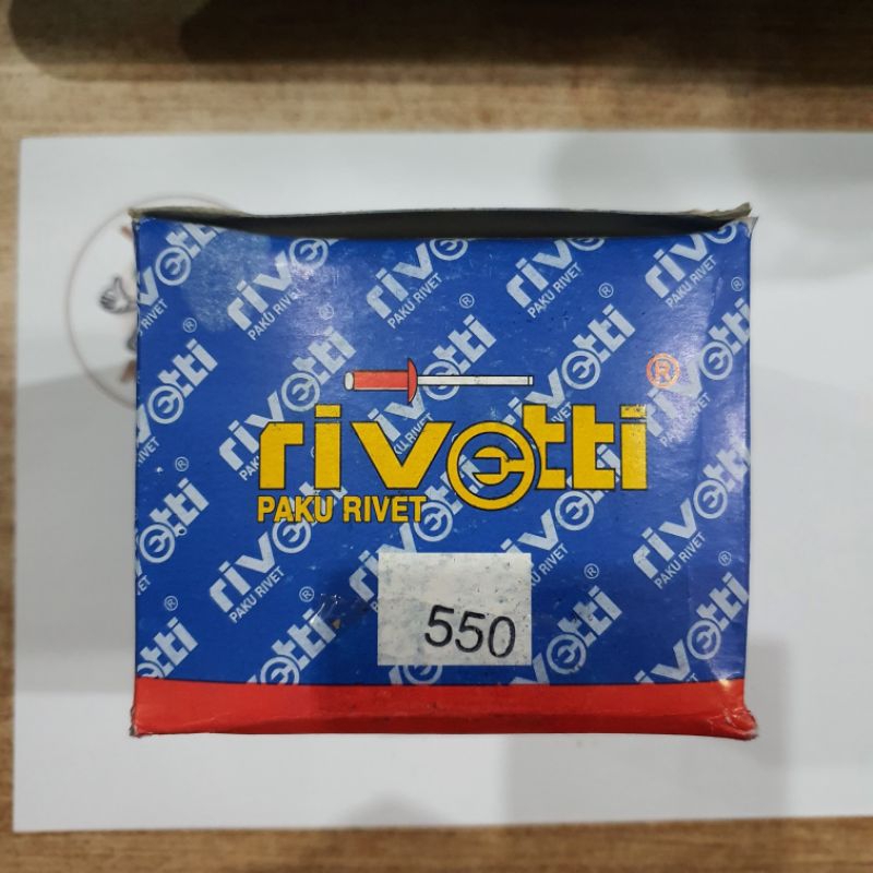 Jual PAKU RIVET RIVETTI BLIND 550 (1 KOTAK 1000 PCS) | Shopee Indonesia