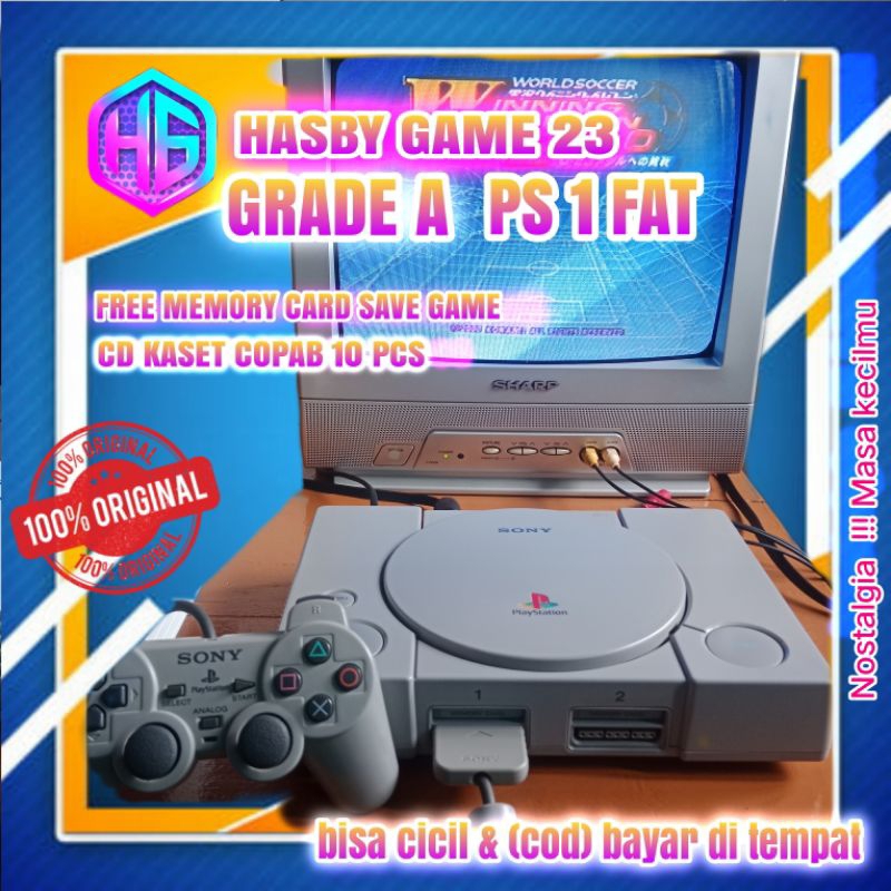 Jual PS 1 FAT MULUS 100% GRADE A KUMPLIT TINGGAL MAIN | Shopee Indonesia