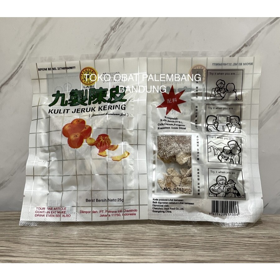 Jual MANISAN KULIT JERUK MANDARIN KERING PRESERVED MANDARIN PEEL 25GRAM ...