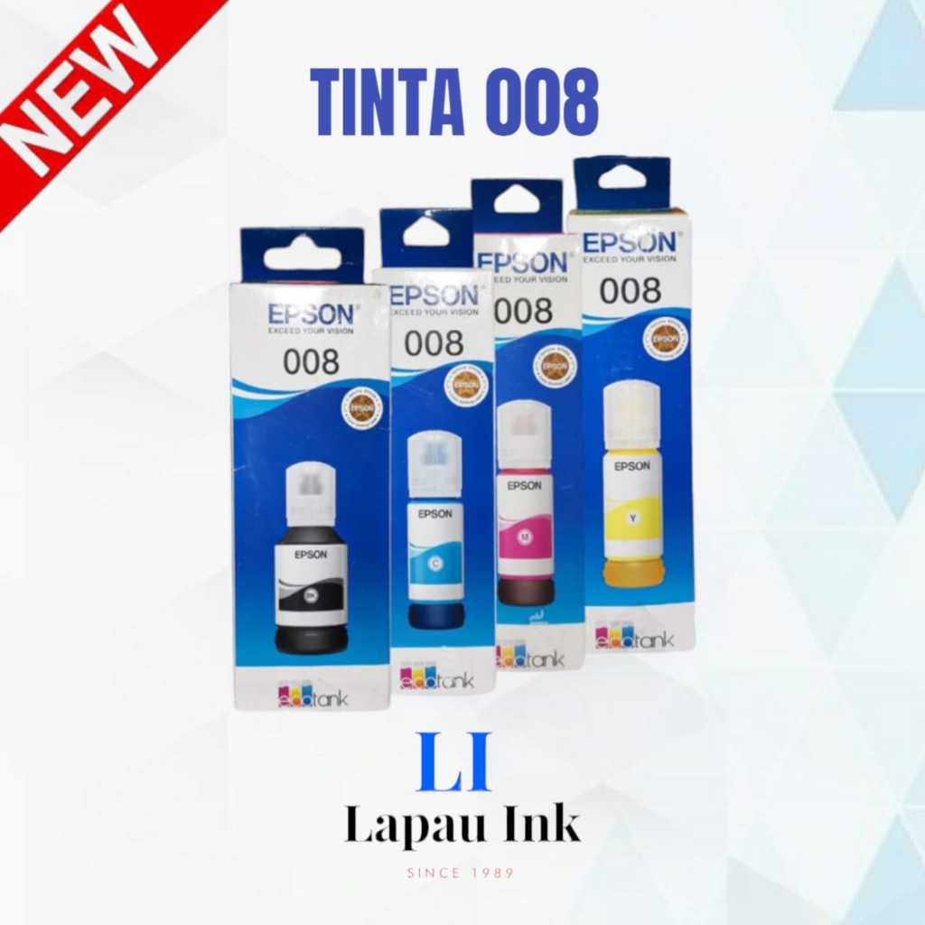 Jual Tinta Epson 008 Original 1 set ( B.M.C.Y) | Shopee Indonesia