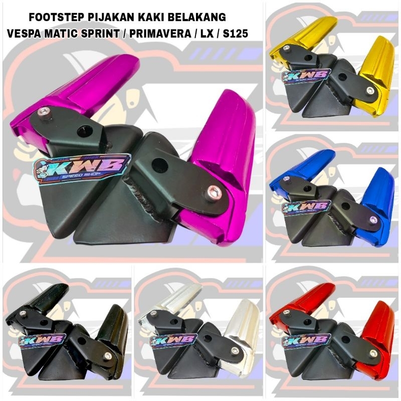 Jual Footstep vespa matic foot step pijakan kaki belakang vestic vespa ...