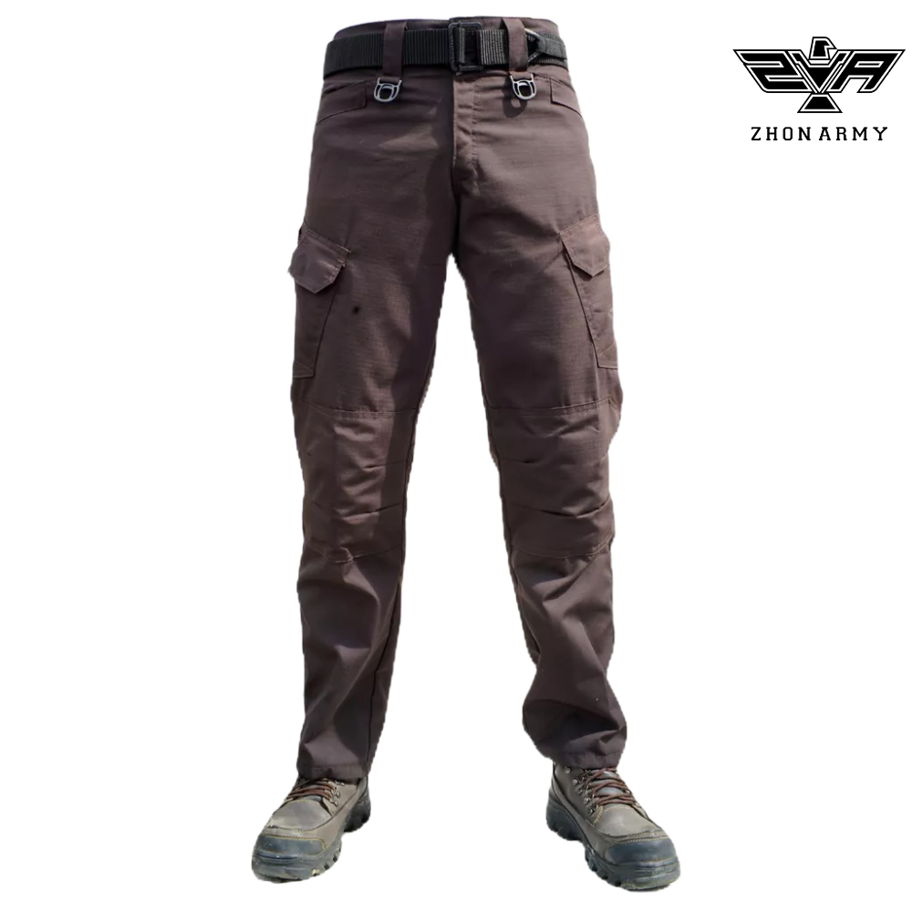 Jual ZHON ARMY Celana PDLCargoTactical Coklat Pramuka | Shopee Indonesia