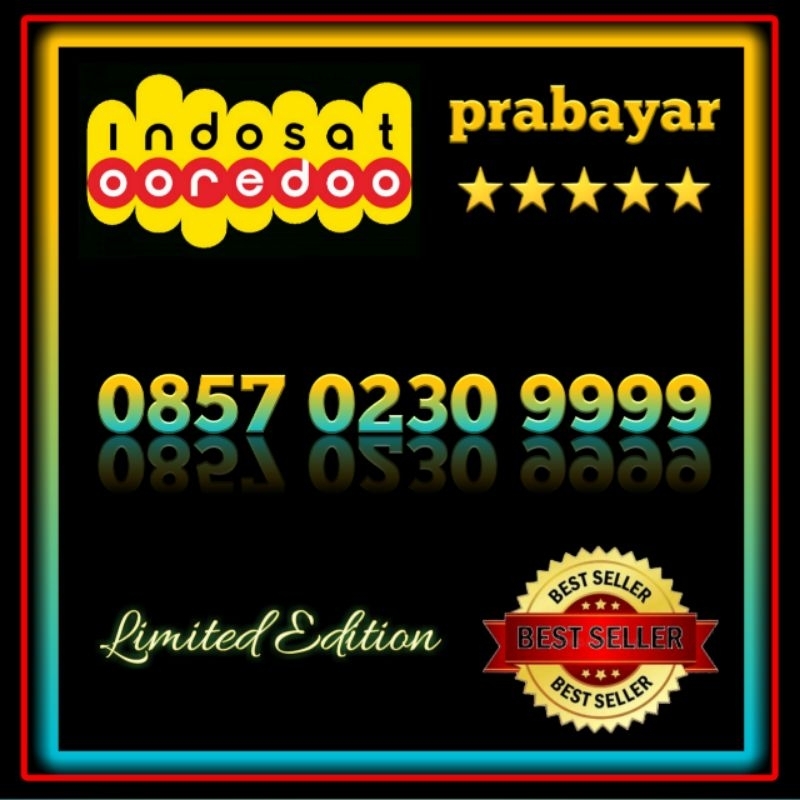 Jual Nomor cantik exsclusive kuartet hoki berkualitas perdana spesial Indosat Premium pilihan ...