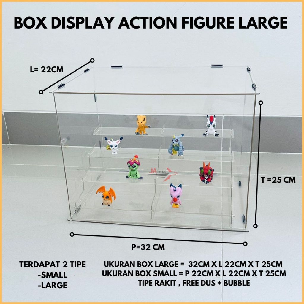 Jual BOX DISPLAY ACTION FIGURE / KOTAK DISPLAY / KOTAK RAK SUSUN ...