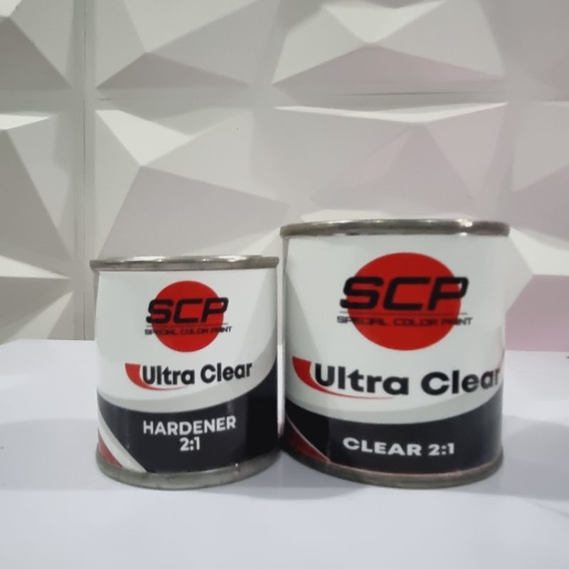 Jual Clear / pernish SCP 2:1 ULTRA CLEAR 200ml(CLEAR)+100ml (HARDENER ...