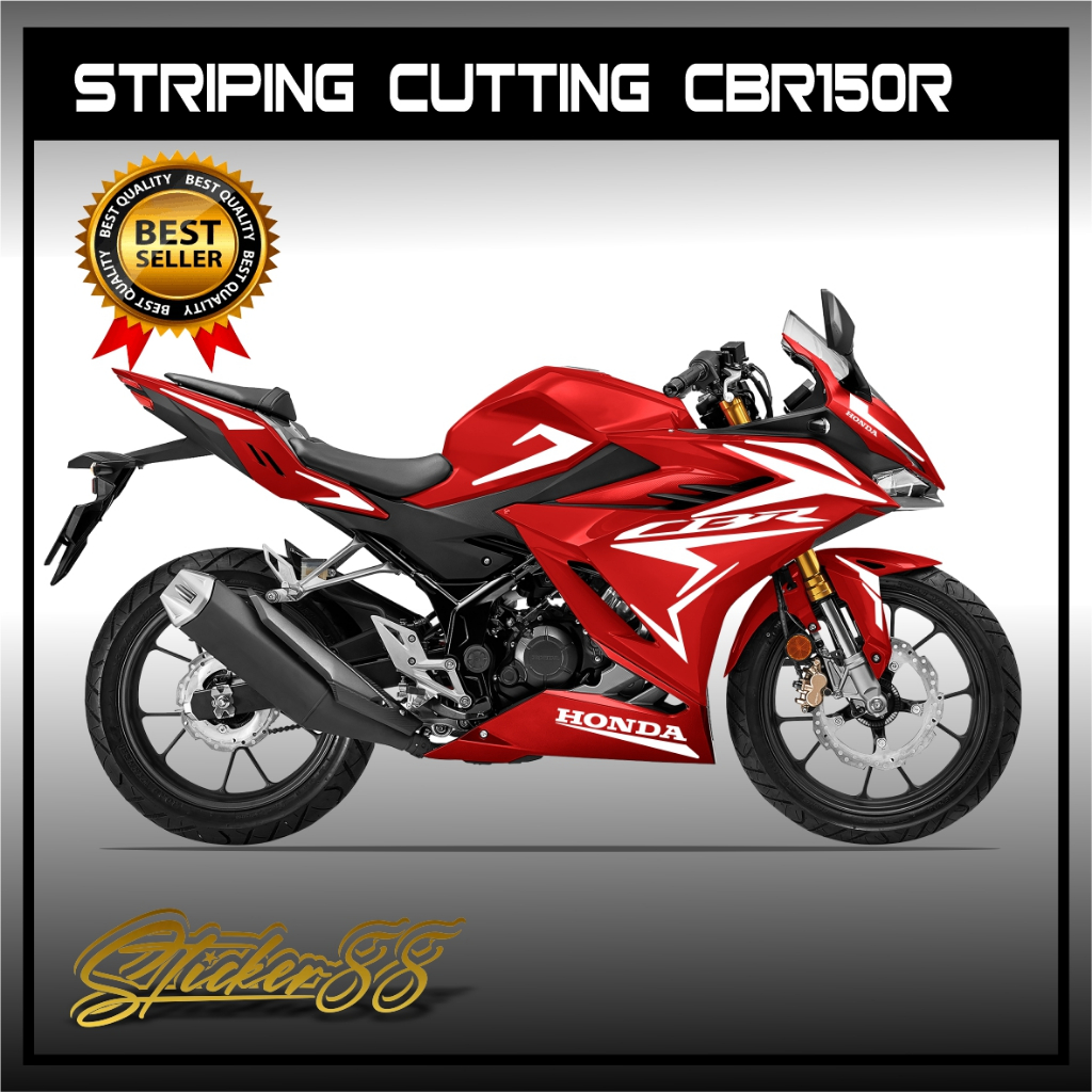 Jual STRIPING CUTTING HONDA CBR 150 R 2021GRAFIS SIMPLE / STICKER ...