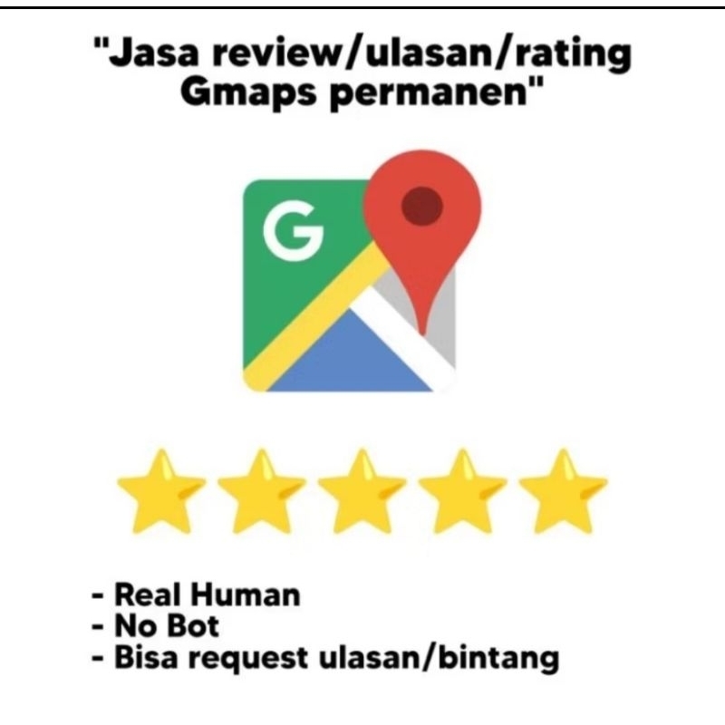 Jual REVIEW/RATING/ULASAN GOOGLE MAPS PERMANEN | Shopee Indonesia