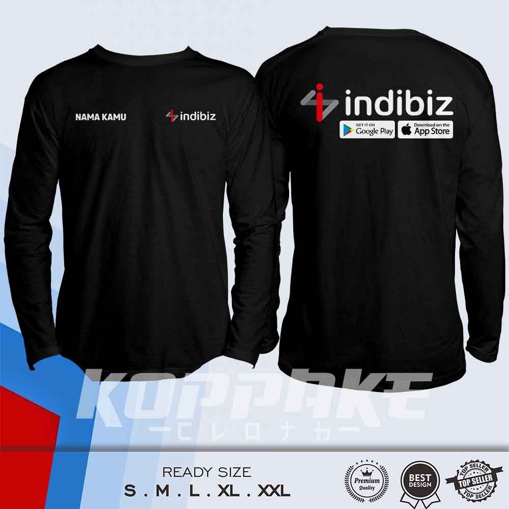 Jual Kaos Indibiz Logo Gratis Nama Kamu Lengan Panjang Baju Distro ...